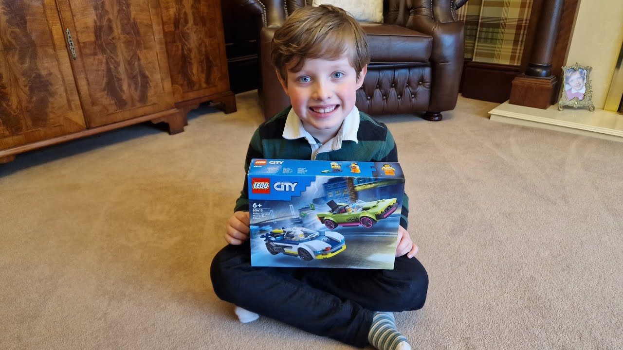 Build with me: the police car & muscle car chase! Part 1 - YouTube