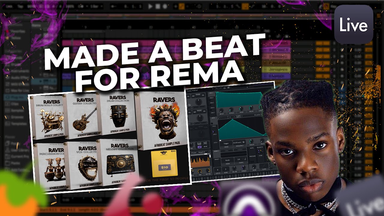 Made A Beat For Rema | Afrobeat Tutorial - YouTube