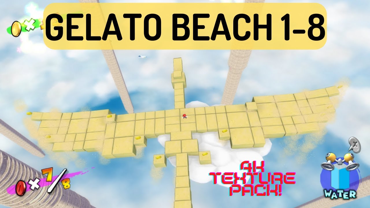 Mario Sunshine 4K: Part 6 - Gelato Beach - YouTube