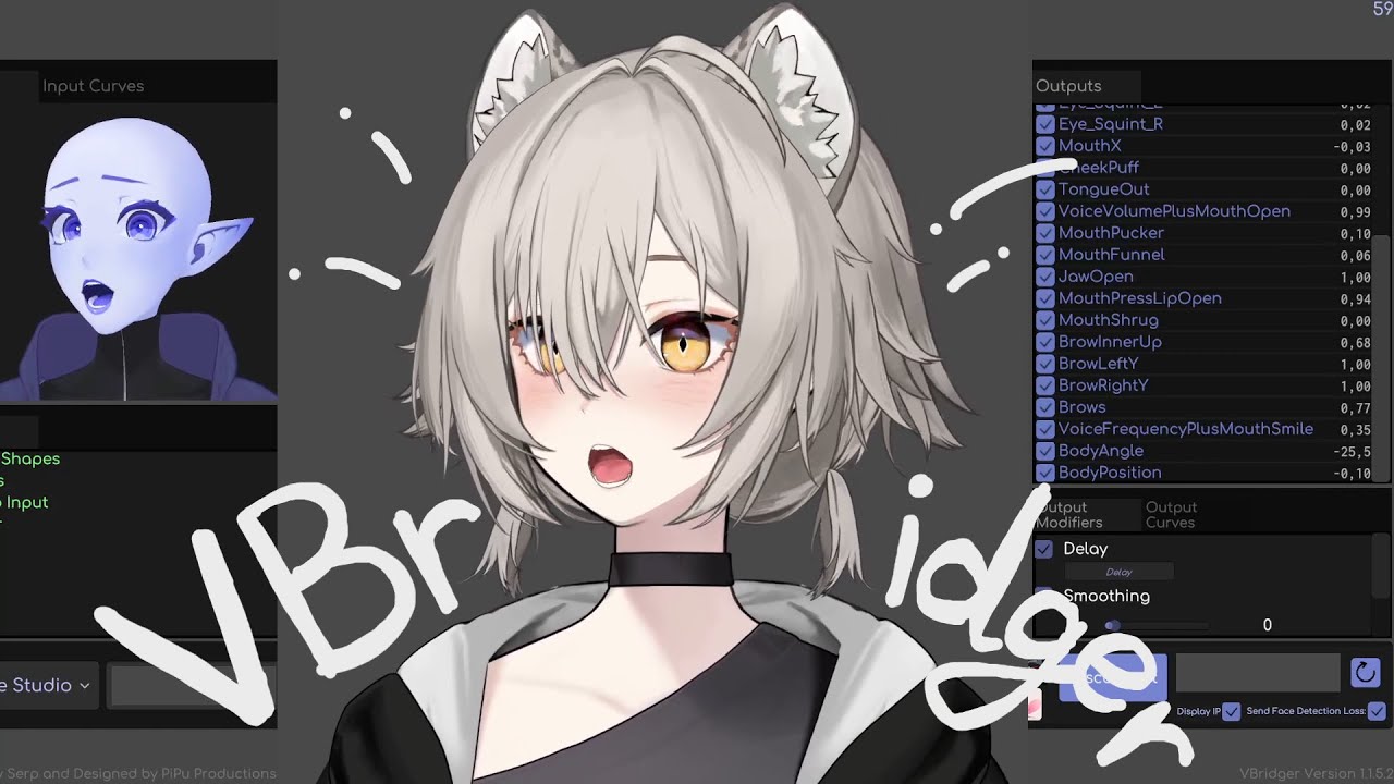 VBridger mouth showcase for Mizuki - YouTube