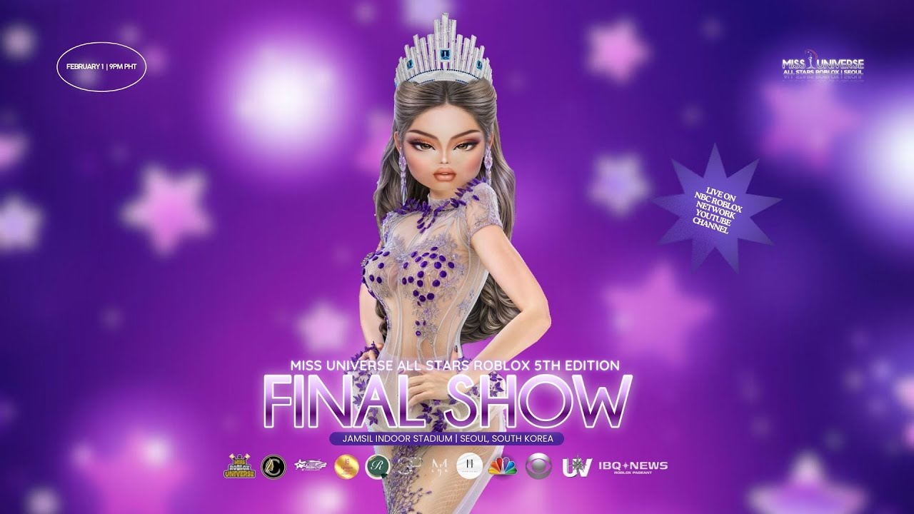 NBC: 5th Miss Universe Universe All Stars Roblox: The Coronation Night ...