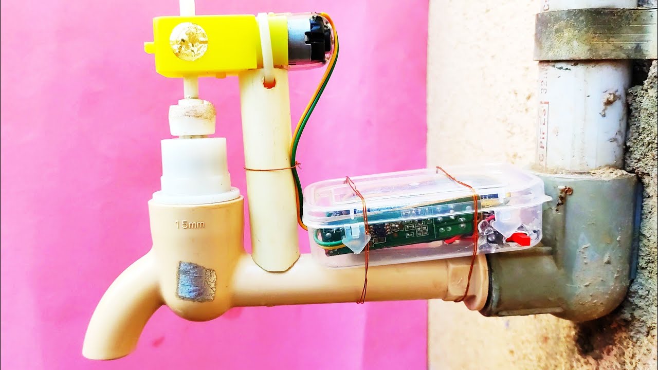 How to make a remote controlled water pipe - YouTube