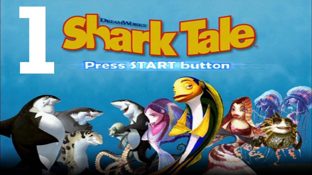 Shark Tale PS2 Game Part 1 A Rude Awakening - YouTube