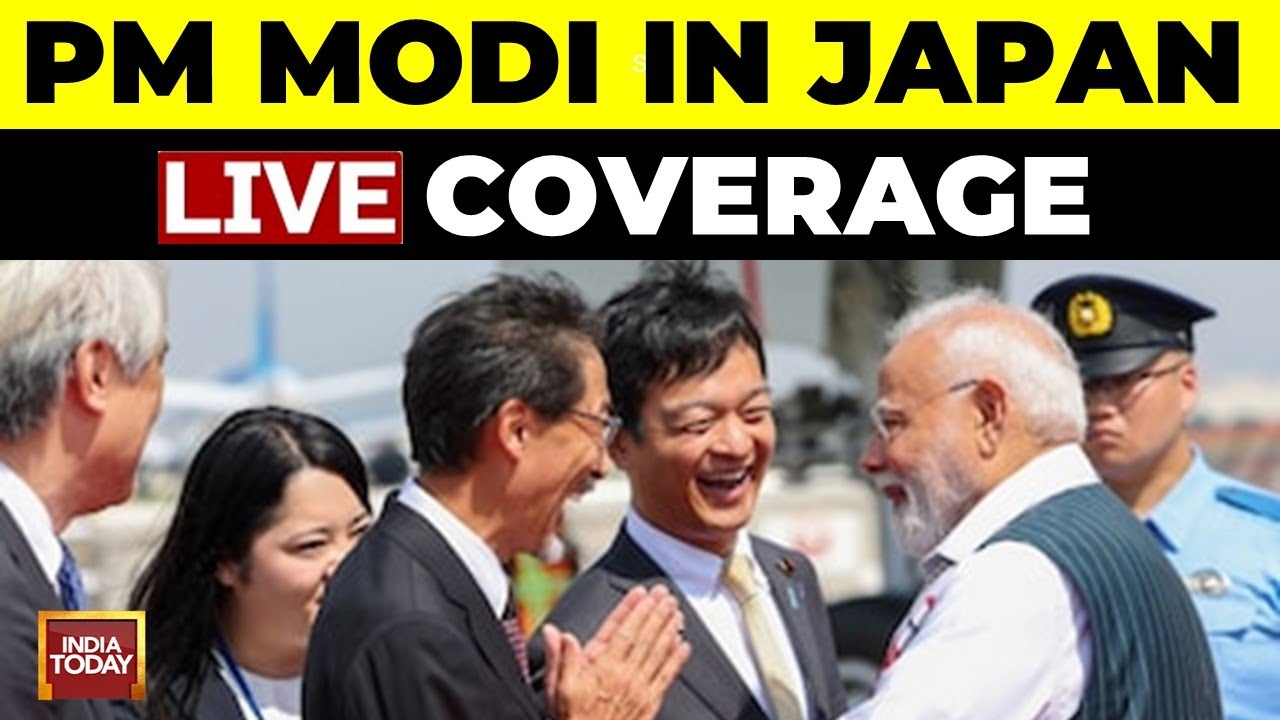 LIVE: PM Modi In Tokyo | PM Modi lands at Haneda International Airport ...