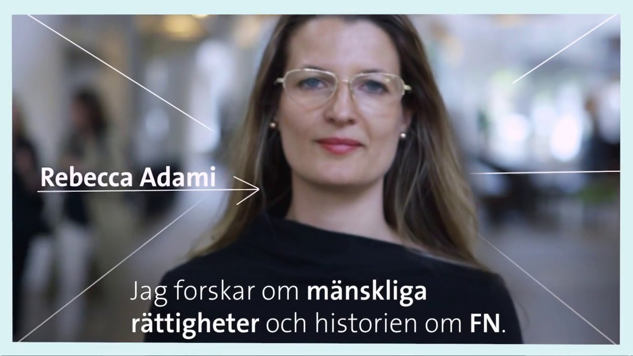 Forskardagarna 2018 - Möt Rebecca Adami - YouTube