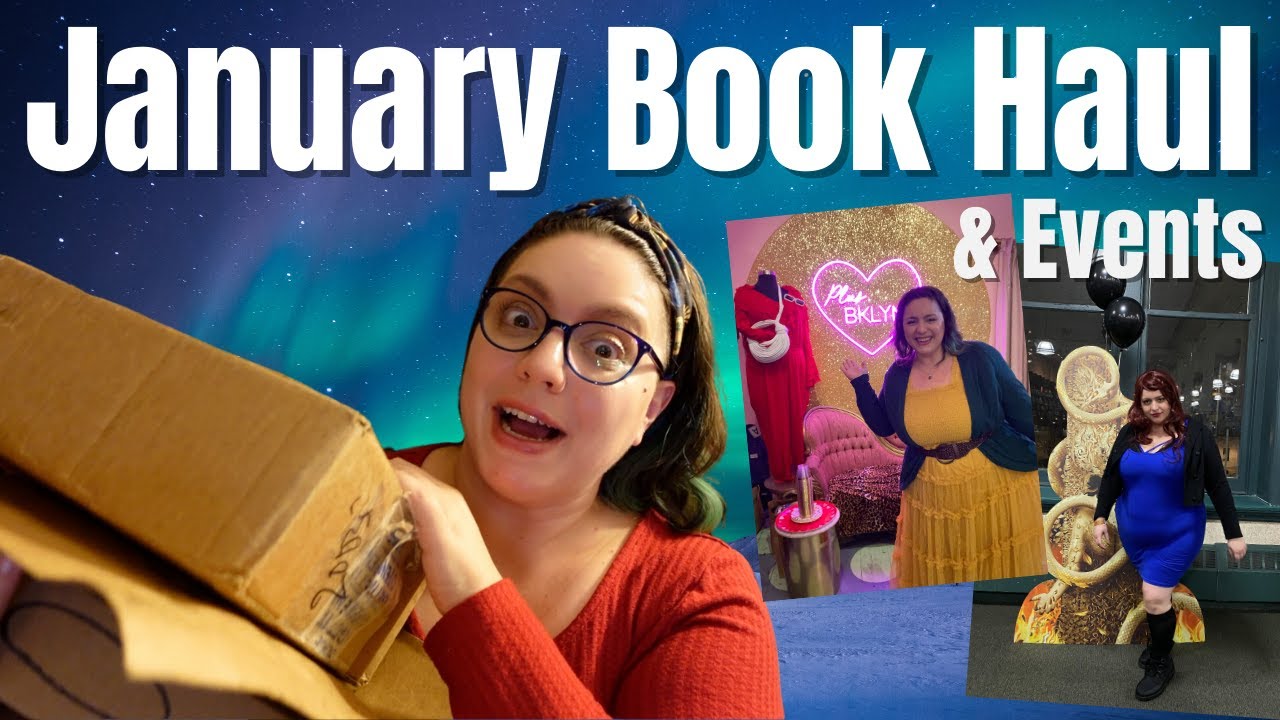 January Book Haul, Events, & TBR Stats! #bookhaul #unboxing - YouTube