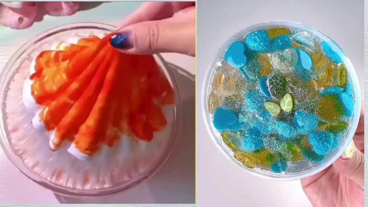 Slime satisfying and relaxing video /ks slime channel - YouTube