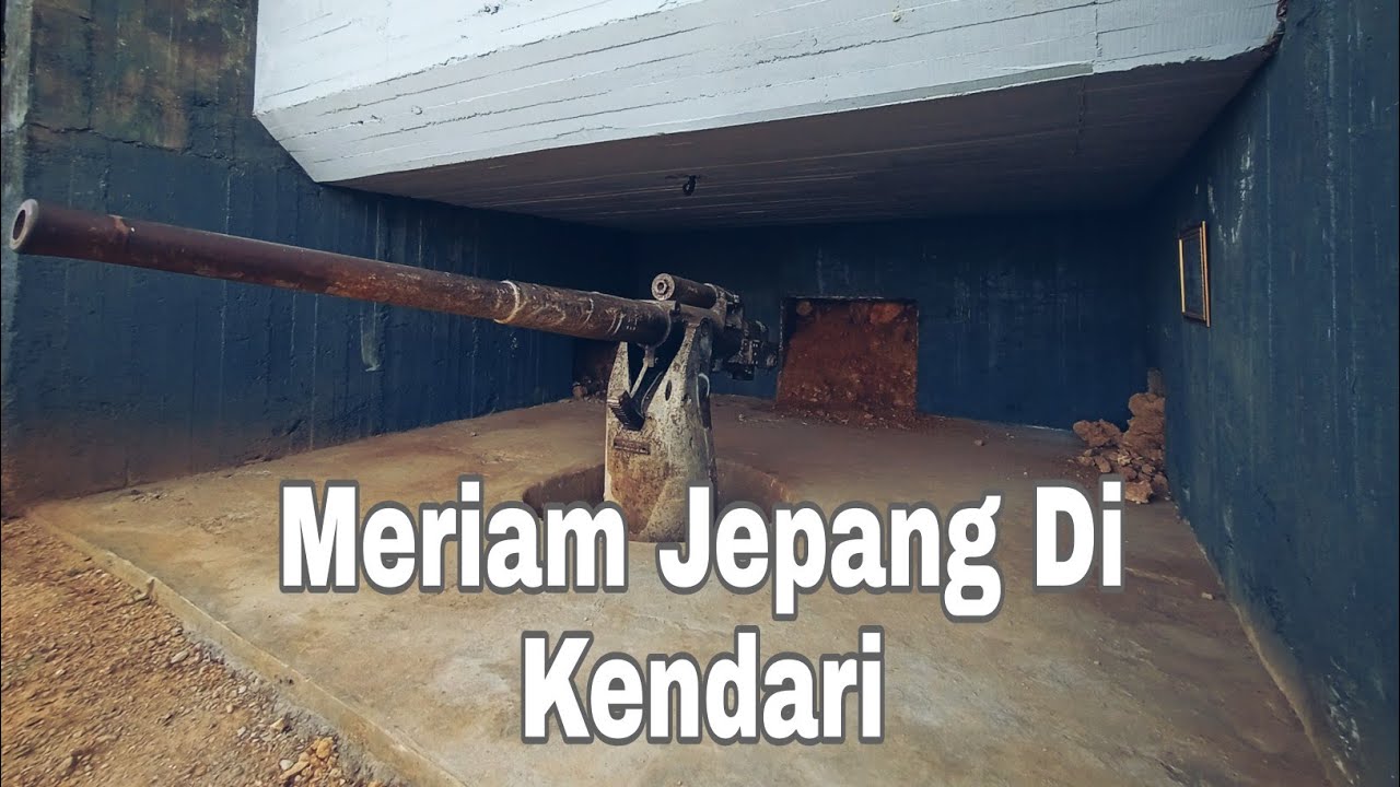 Misteri Meriam Peninggalan Tentara Jepang Di Kota Kendari - Baterai ...