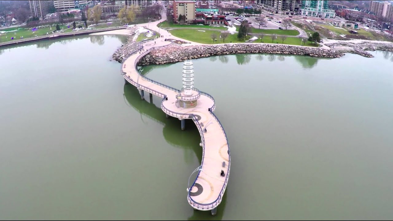 Brant Street Pier - Burlington - Drone - YouTube