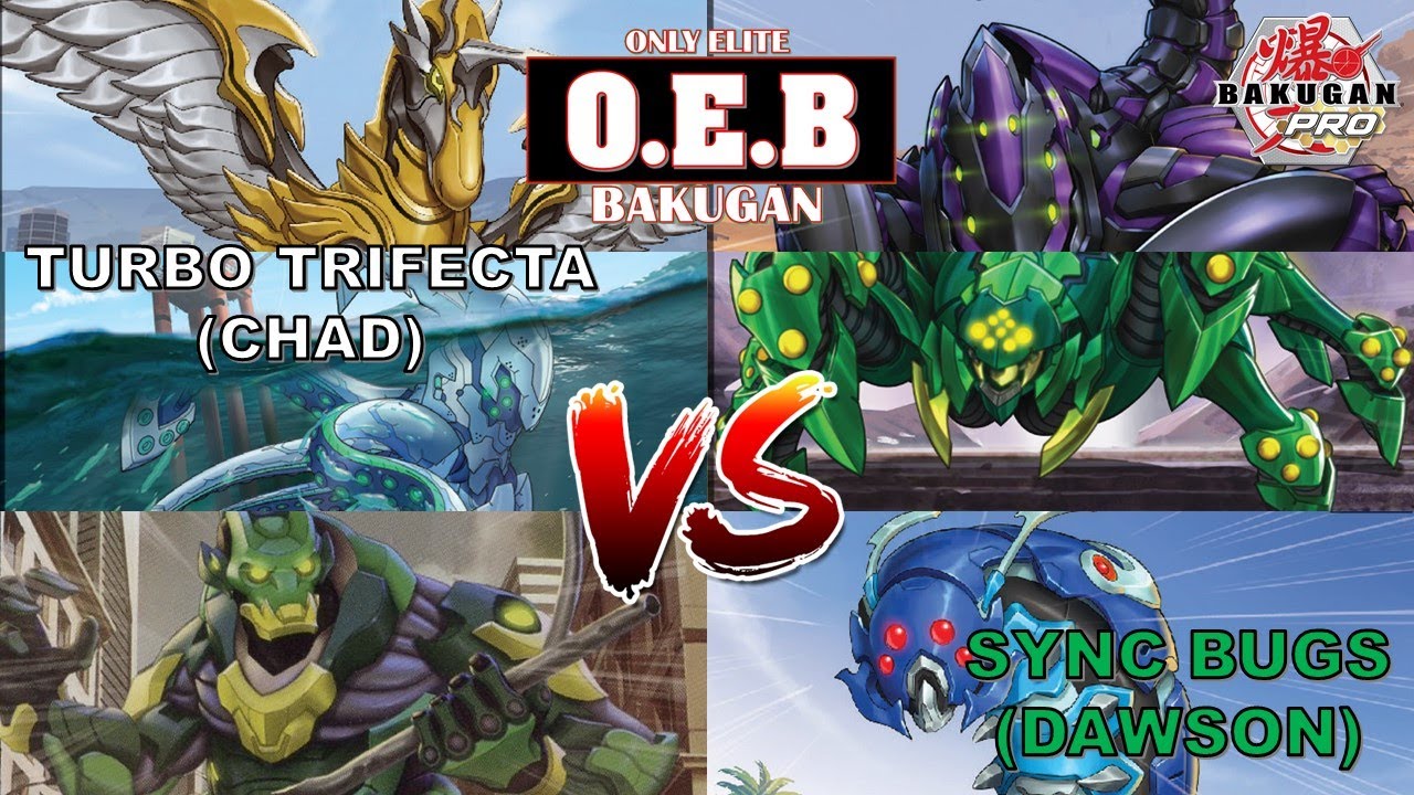 OEB (Only Elite Bakugan) Season 3 episode 2: CHAD (Turbo Trifecta) VS ...