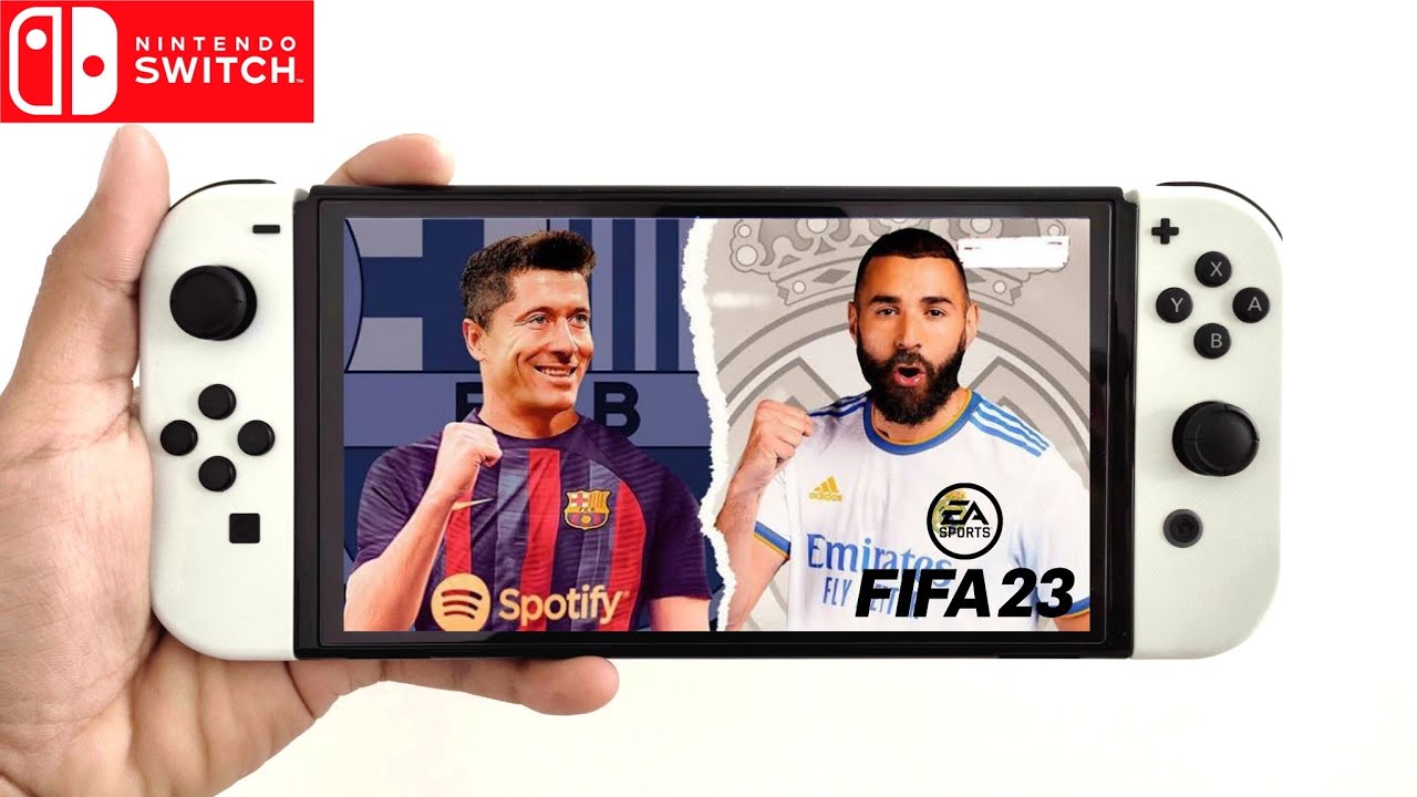 FIFA 23 - FC BARCELONA vs REAL MADRID | Nintendo Switch OLED Gameplay ...