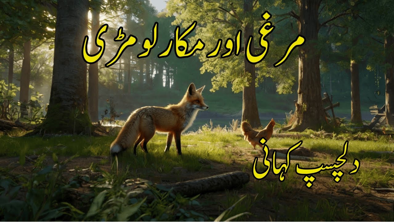 ماکار لومڑی کی کہانی | for Kids|| Chalak lomri || claver FOX | Urdu ...