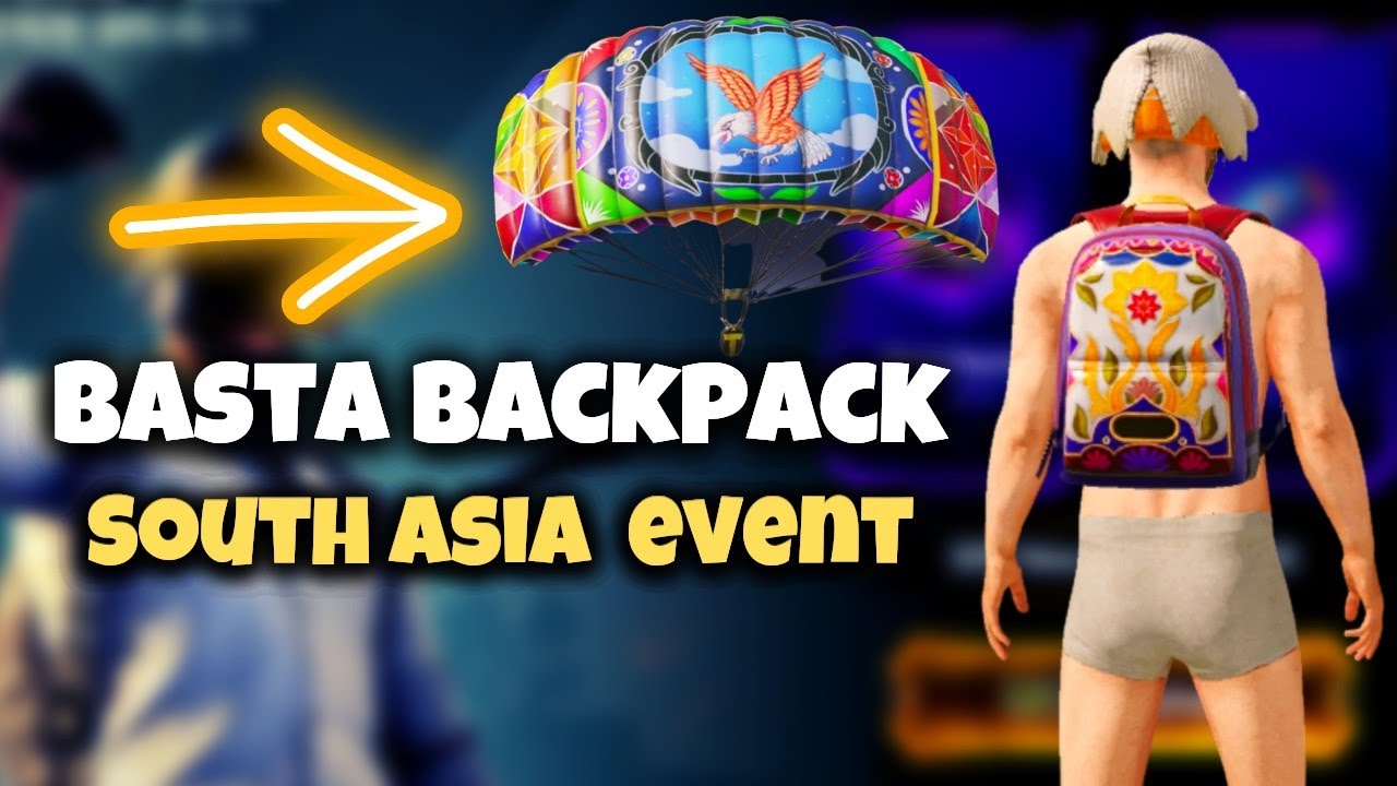 Monthly Value Pack | Basta Backpack & Parachute In 240UC | PUBG MOBILE ...