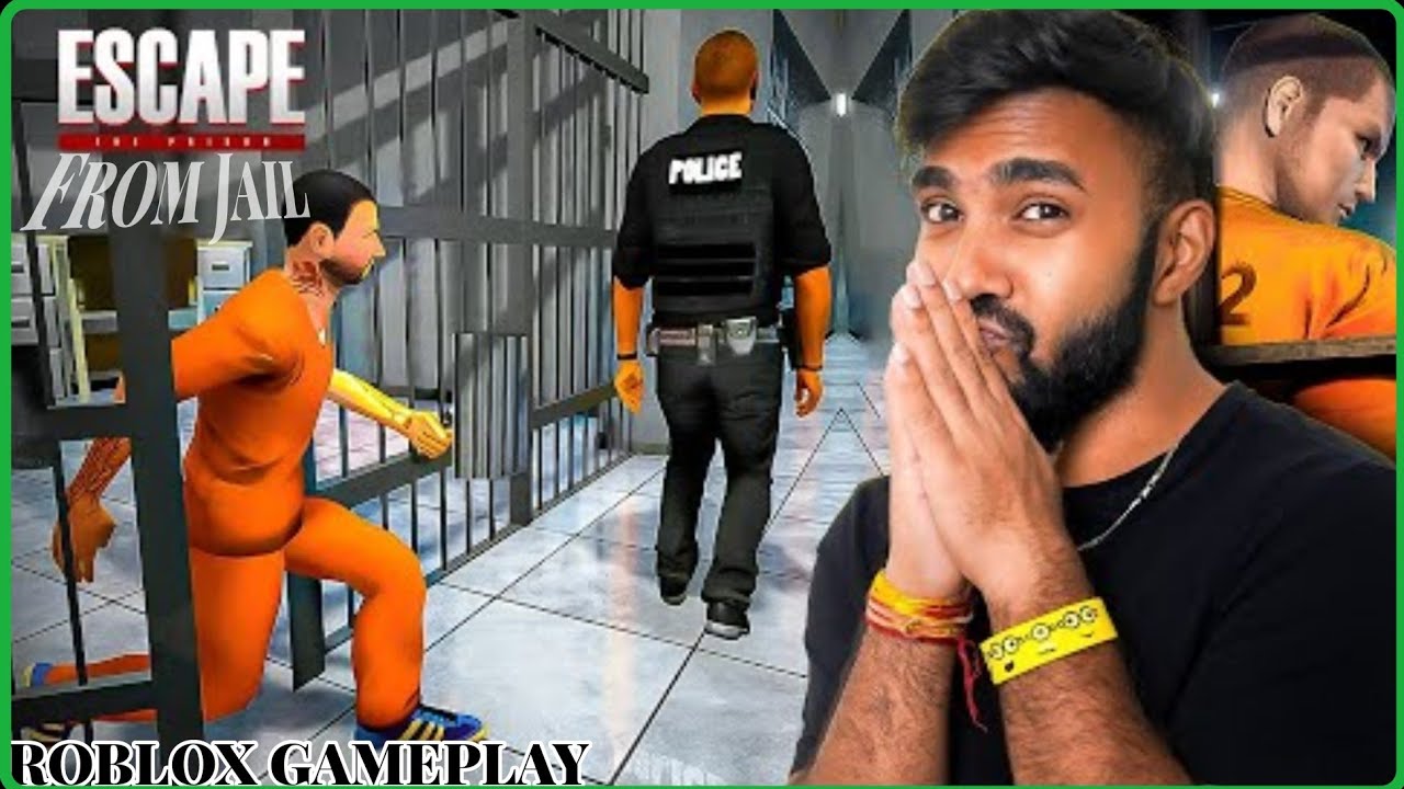 ESCAPE FROM JAIL... || PRISON ESCAPED 😎😎 | #robloxgameplay | @amateurinsaan | multiplayer game ...