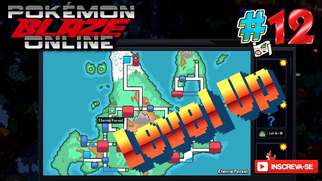 Pokémon Blaze Online - #12 - Onde Upar o Nível dos Seus Pokémons - Gameplay - PT/BR - YouTube