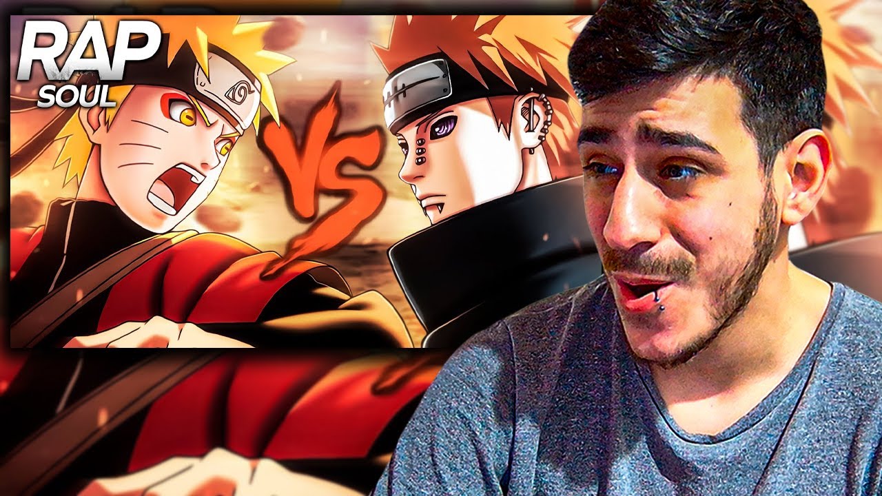 REACCIONANDO a NARUTO VS PAIN RAP - SoulRap ft. @LucksterrRap - YouTube