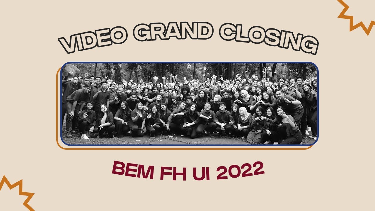 Video Grand Closing BEM FH UI 2022 - YouTube