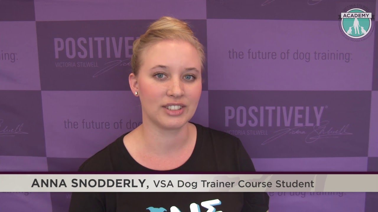 Anna Snodderly - VSA Student on the Dog Trainer Course Faculty - YouTube