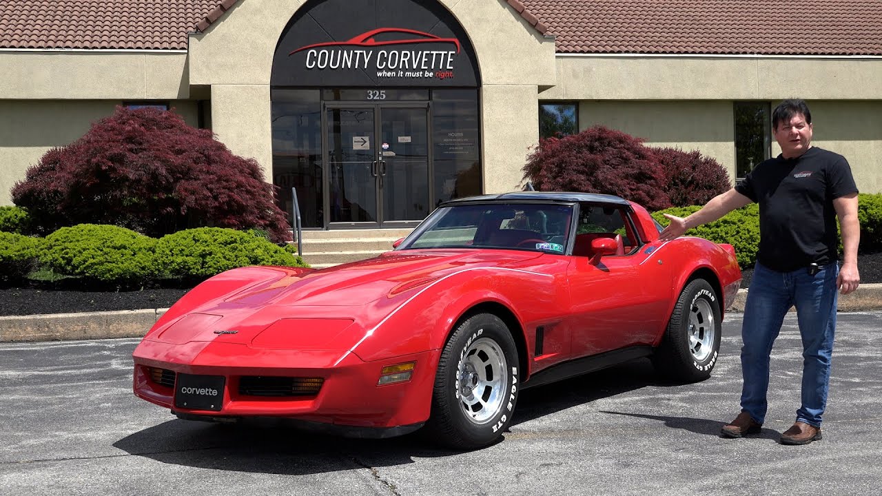 1981 Corvette - Red - YouTube