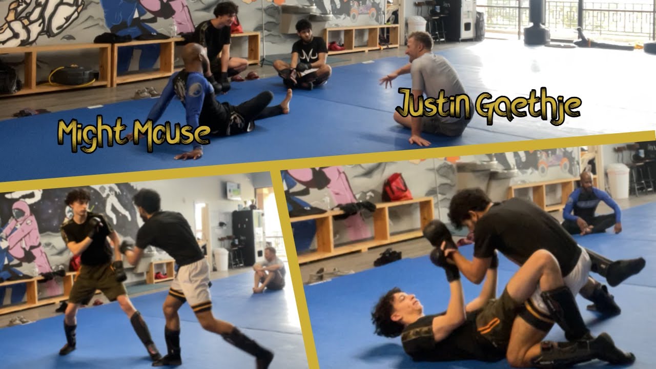 Training w/ Mighty Mouse & Justin Gaethje // MMA Monday - YouTube