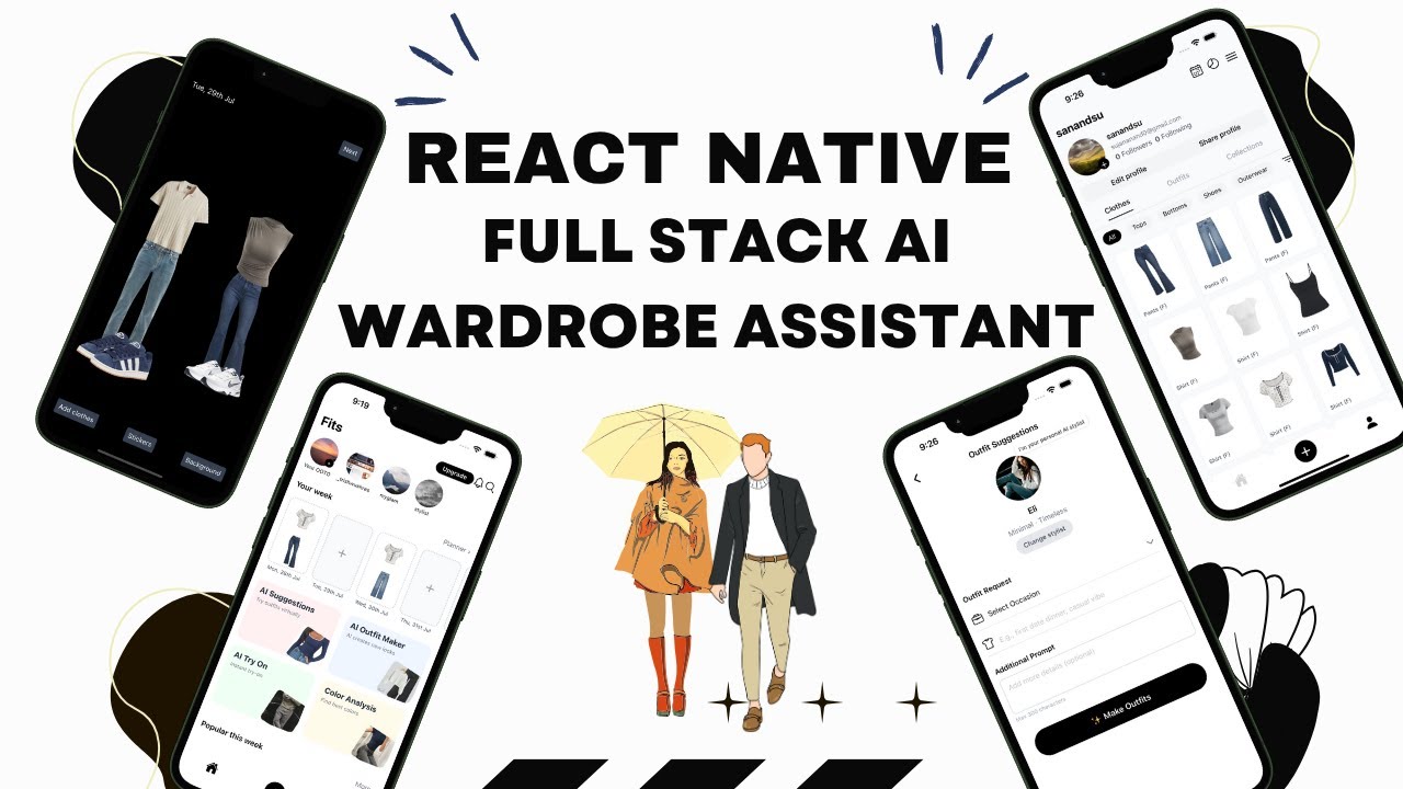 🔴 Let's build a Full Stack AI Wardrobe Assistant with REACT NATIVE ...