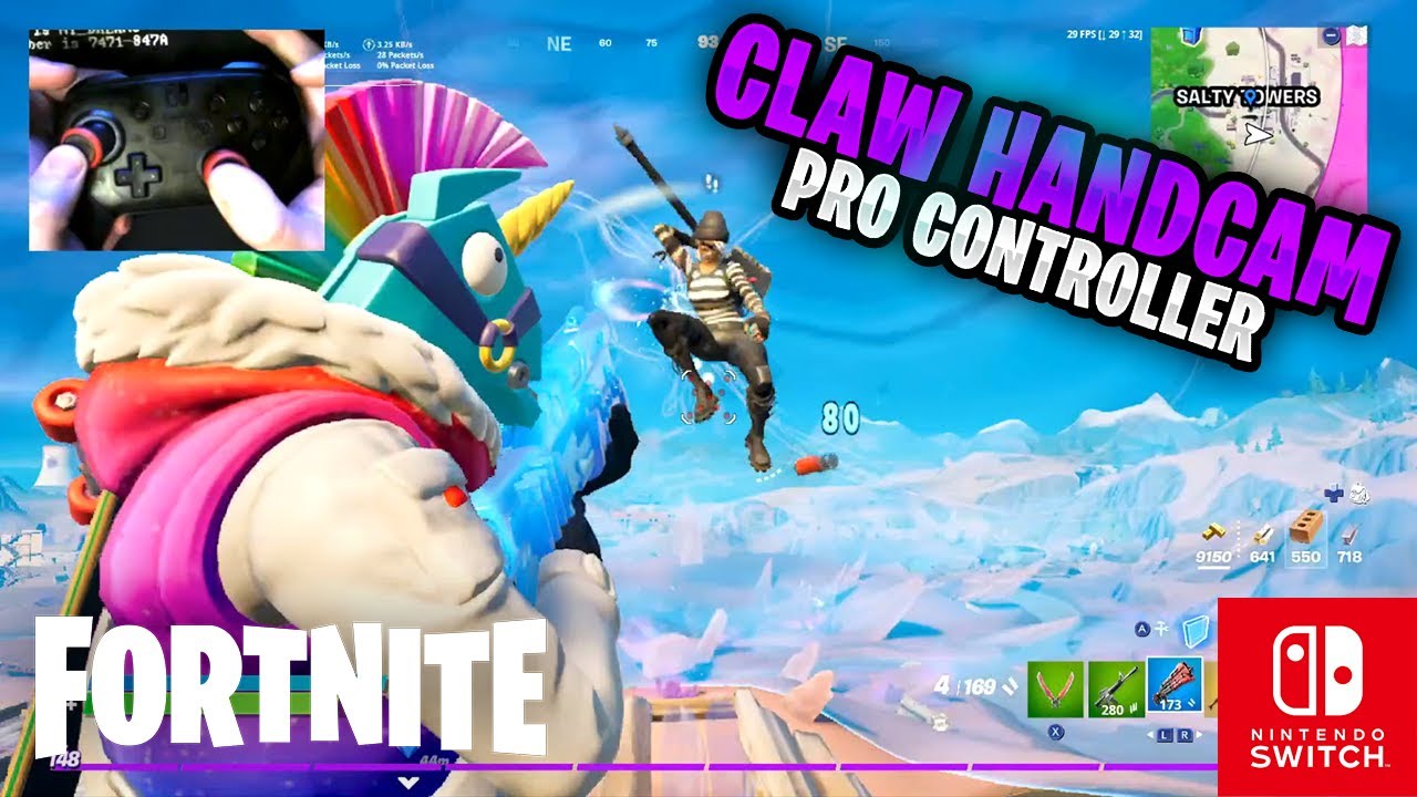 Fortnite on the Nintendo Switch Pro Controller #298 - YouTube