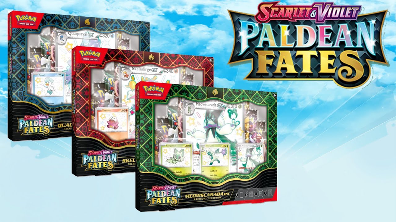 Paldean Fates Premium Collection Box Opening (ALL 3 OPENED!) - YouTube