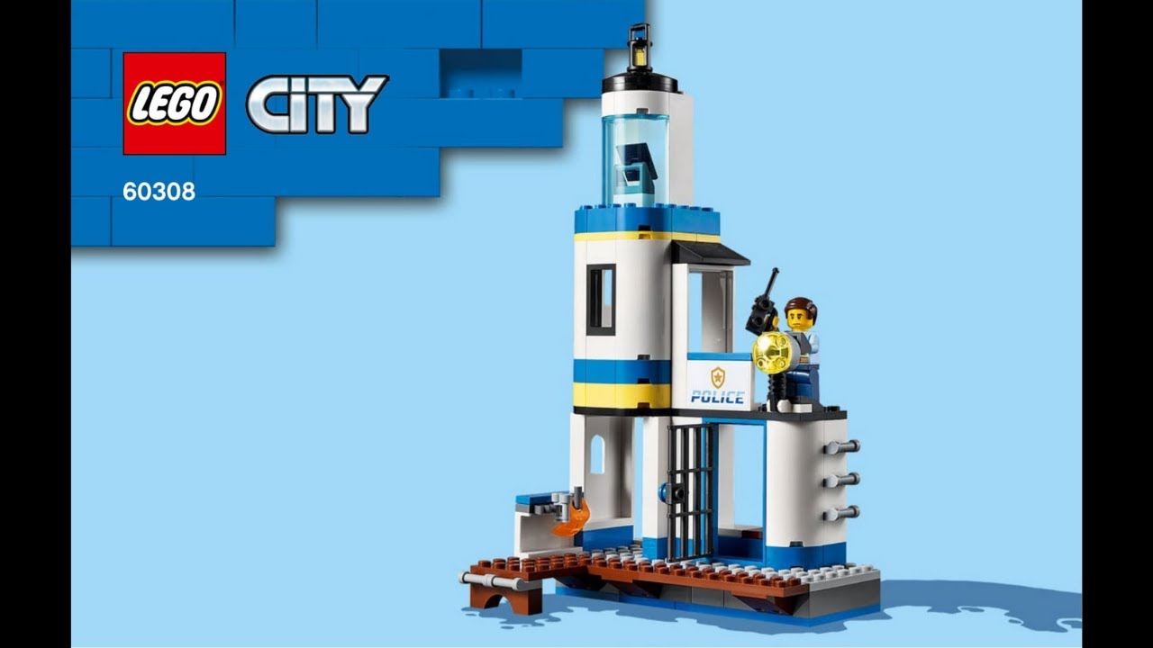 LEGO City 60308 - Seaside Police and Fire Mission - Book 4 - YouTube