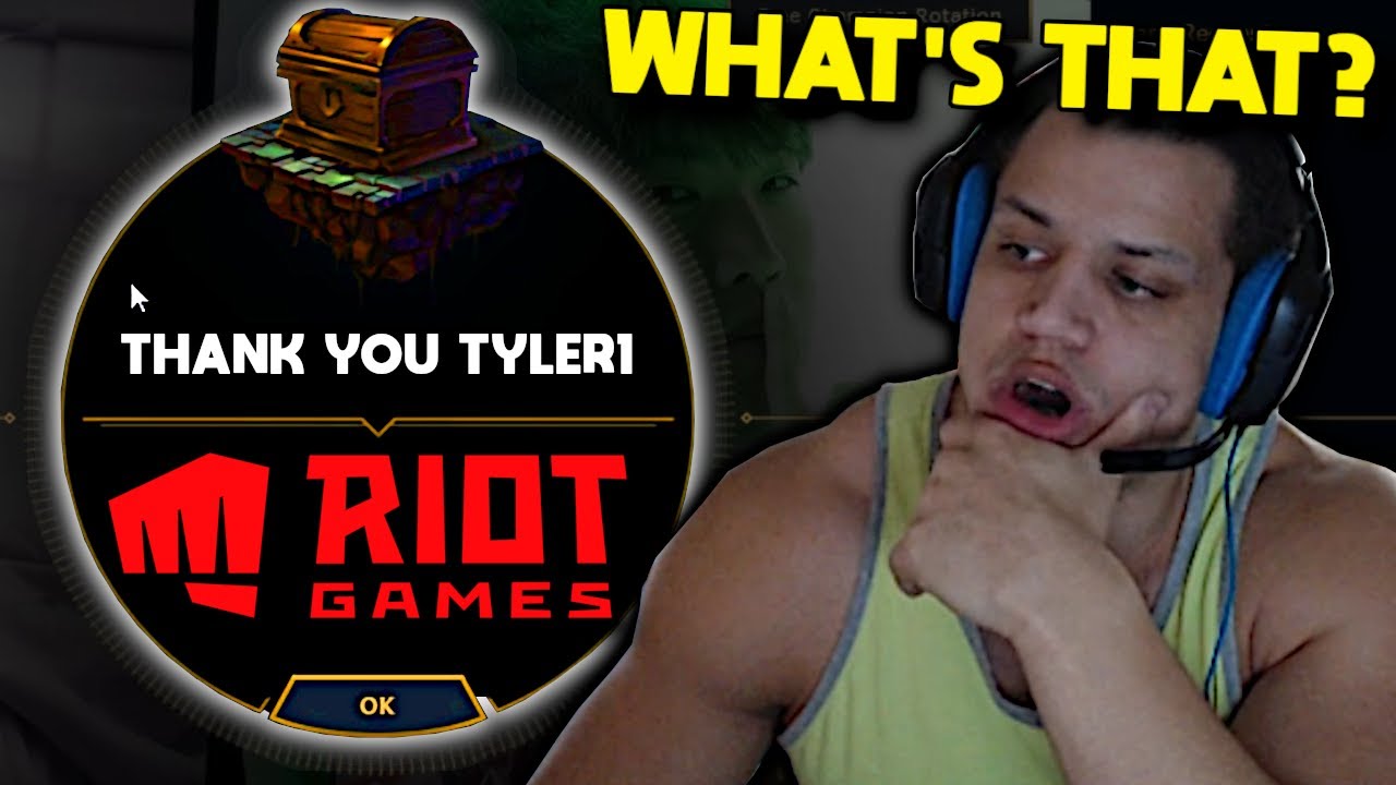 Tyler1 a GIFT From Riot Games - YouTube