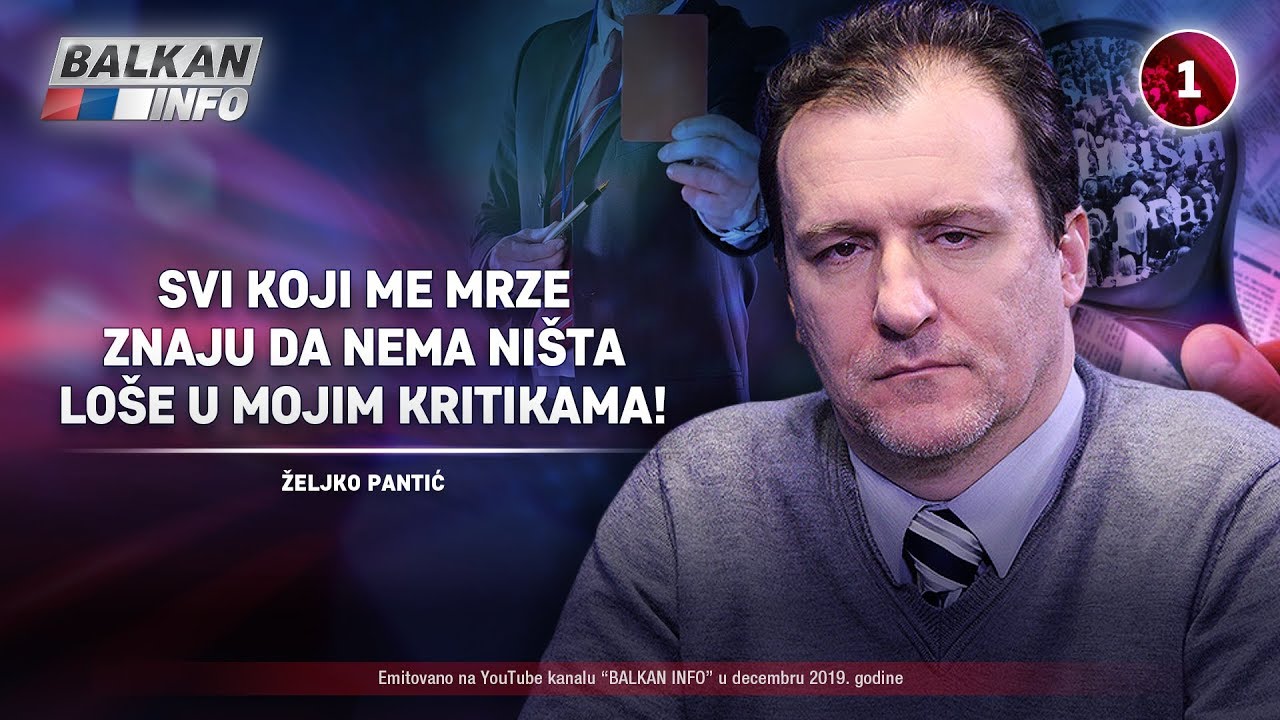 INTERVJU: Željko Pantić - Svi koji me mrze znaju da nema ništa loše u mojim kritikama! (30.12. ...