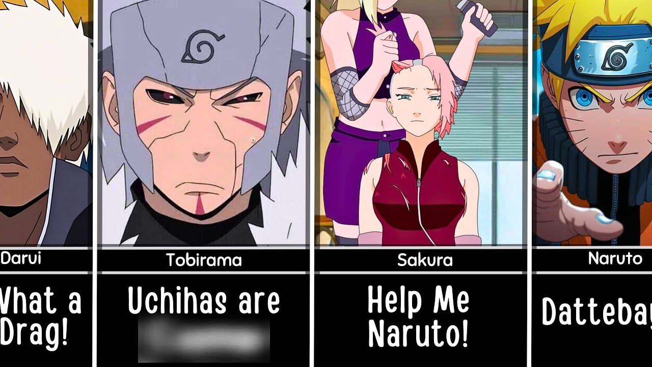 Favorite Catch Phrases NARUTO Characters || Naruto & Boruto - YouTube
