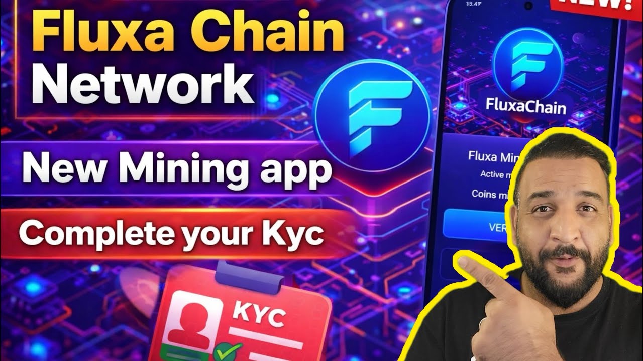 Fluxa Chain Network Mining App | New Crypto Mining App 2026 | Fluxa ...