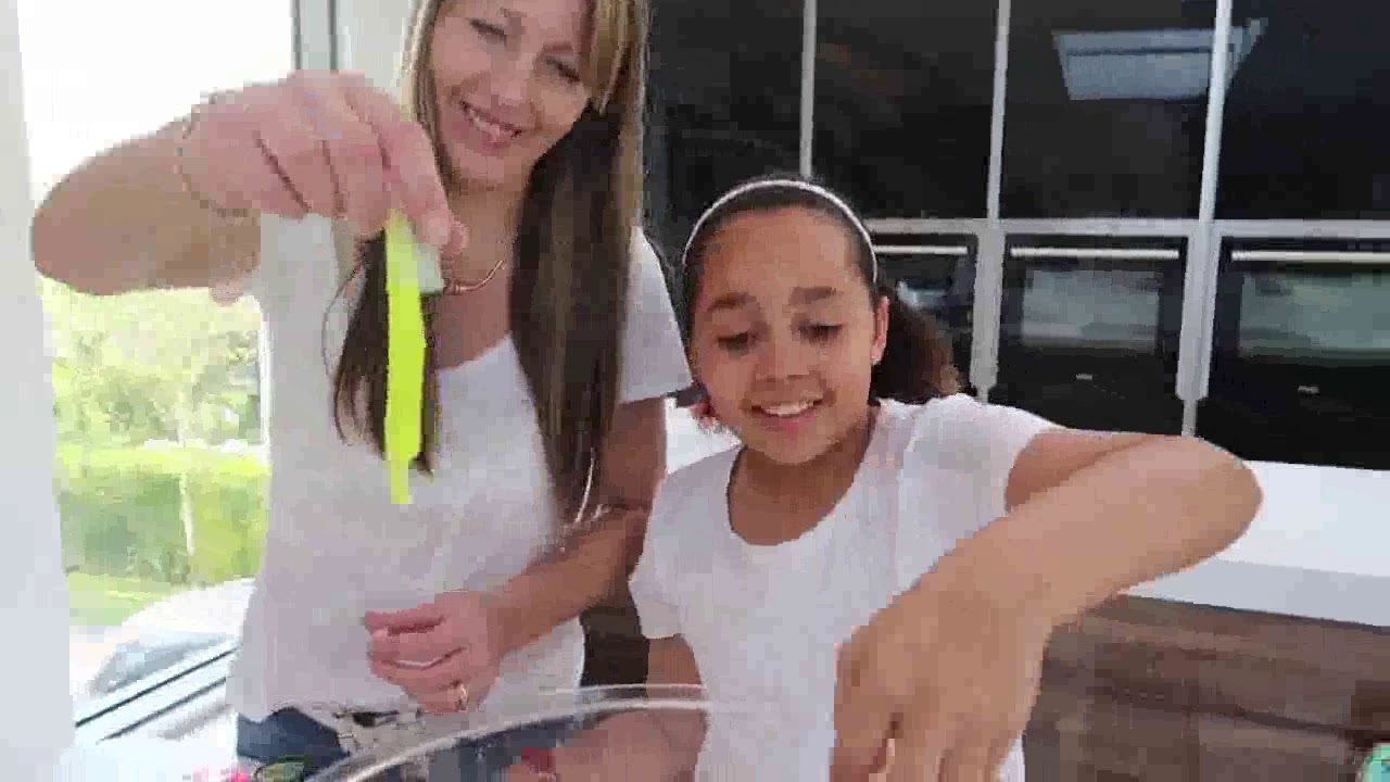 Mixing All My Slimes! DIY Giant Slime Smoothie - ruby rube - YouTube