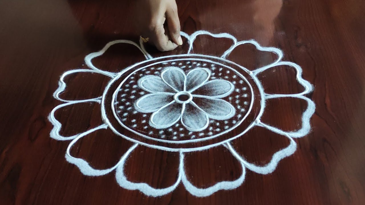 @srestarangoli2135 2 Thursday special rangoli (3×2) Dot's... - YouTube