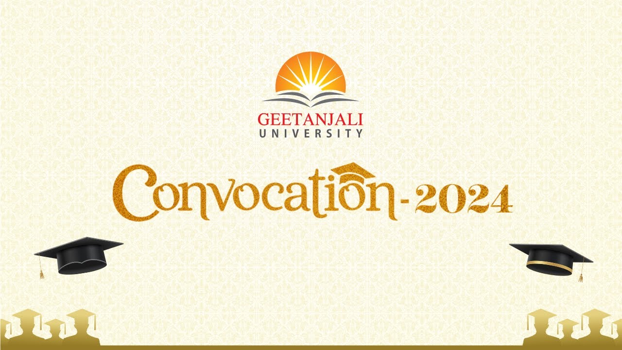 Geetanjali University Convocation 2024 - YouTube