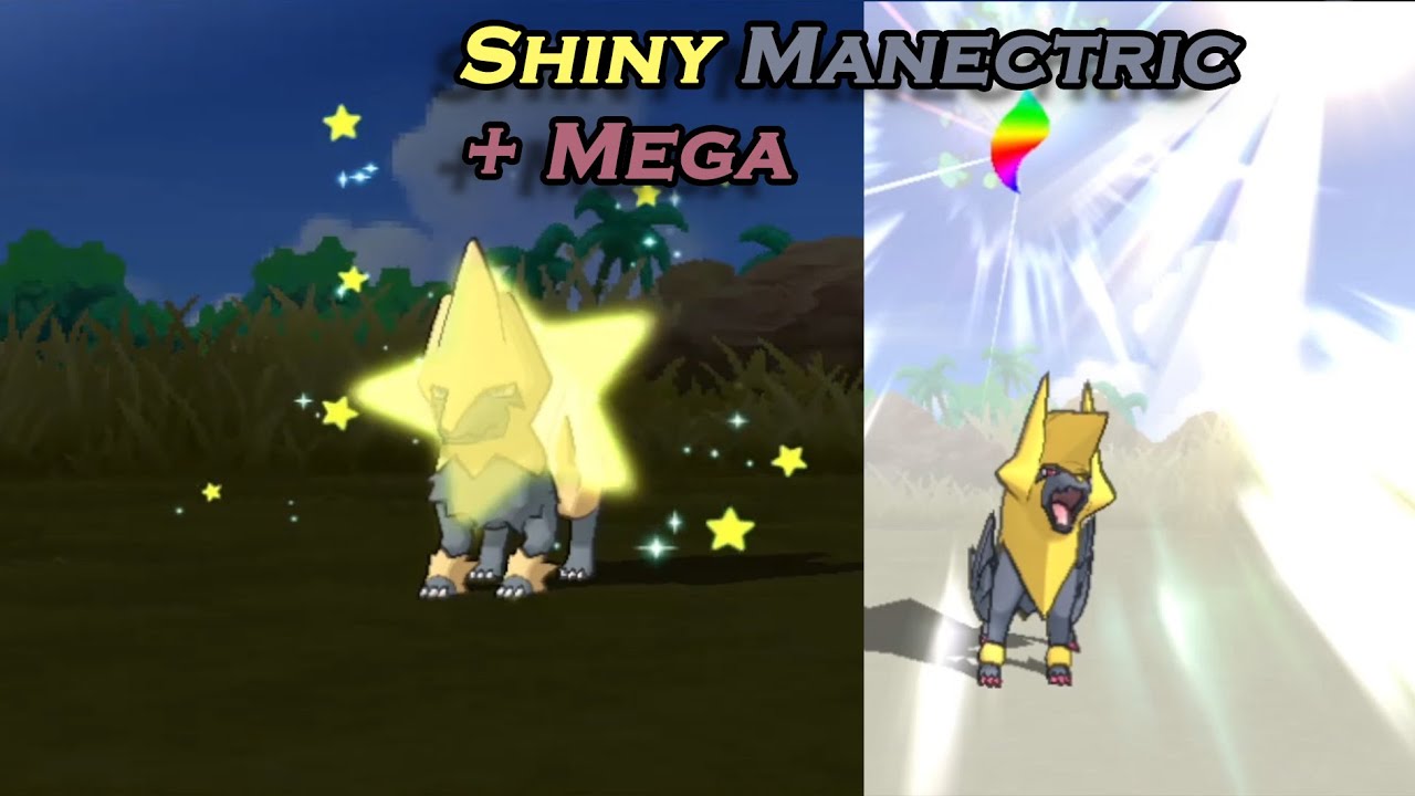 [Live] Shiny Manectric+Mega in Pokemon Ultra moon SOS Chain - YouTube