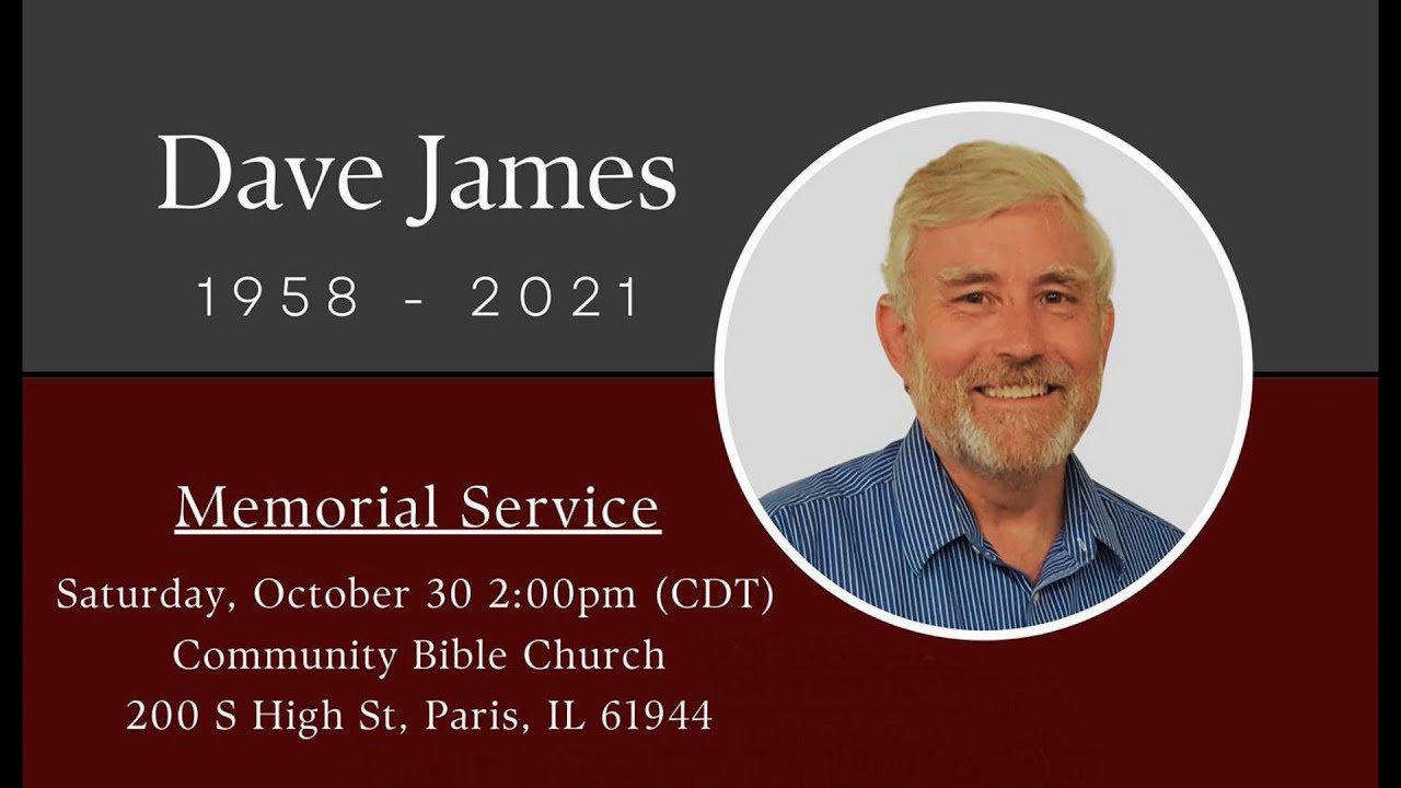 Dave James Memorial - YouTube