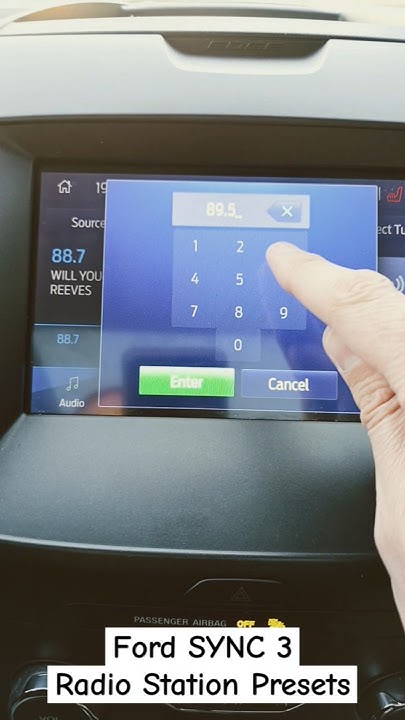 How to Save Presets on Ford SYNC 3 Radio #ford #radio #radiostation # ...