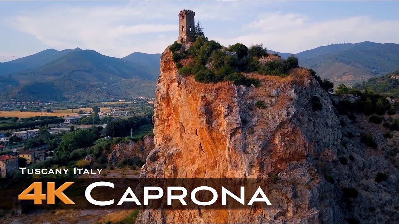 CAPRONA Pisa 🇮🇹 Drone 4K Aerial | Tuscany Italy - YouTube