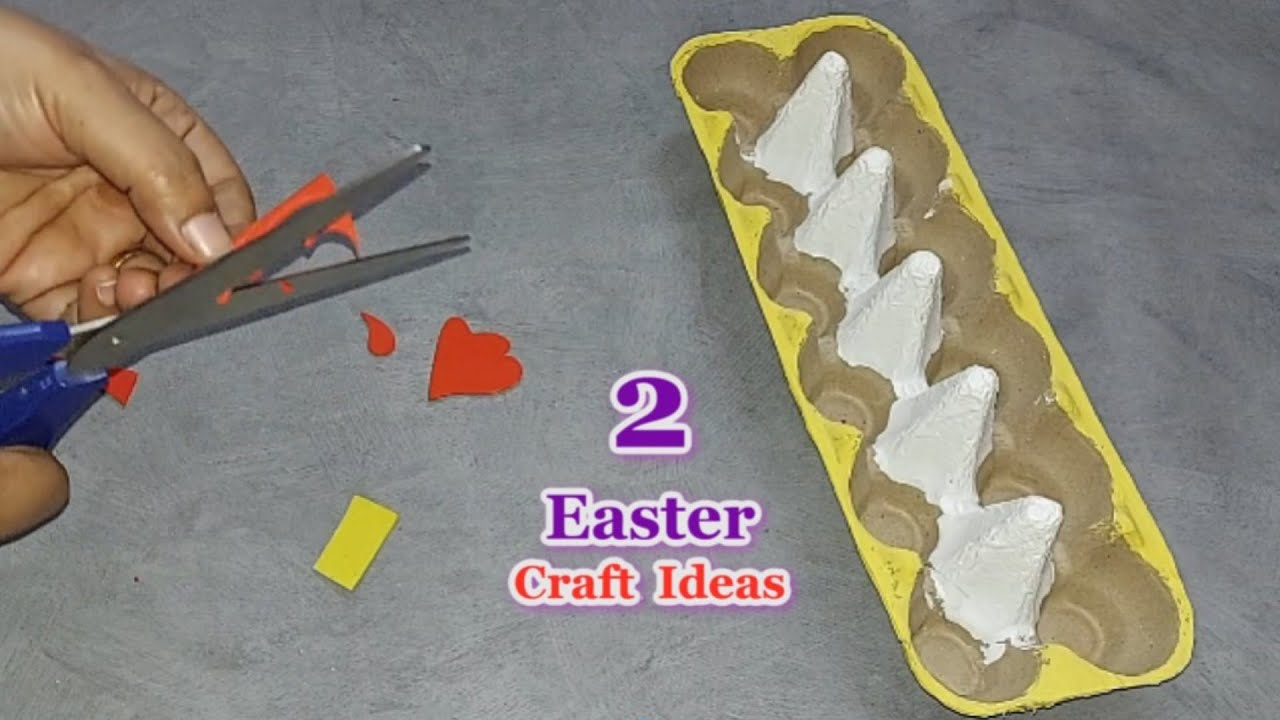 DIY 2 Easy Easter decoration idea with simple materials| DIY Affordable ...
