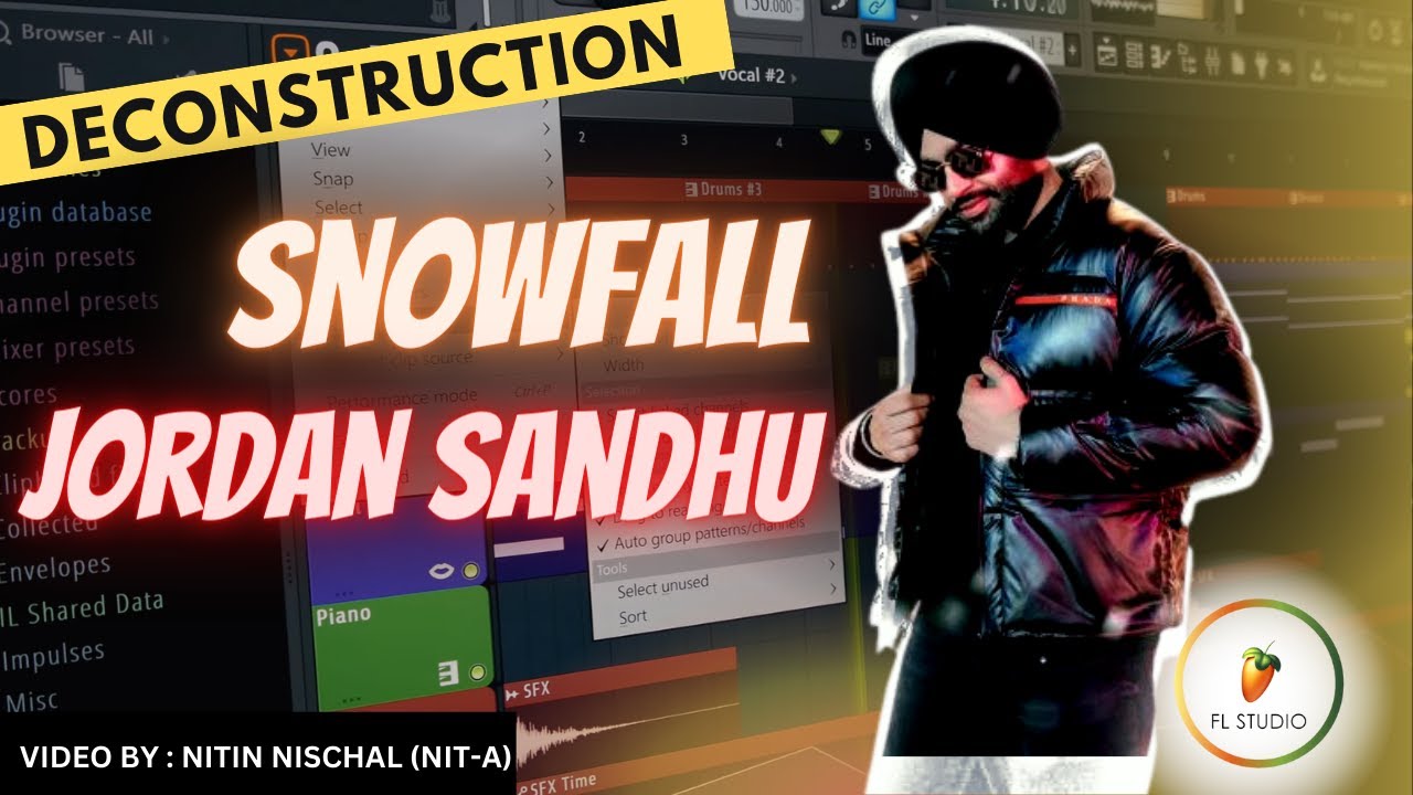 Snowfall Song Jordan Sandhu | FL Studio Deconstruction video | Nitin ...