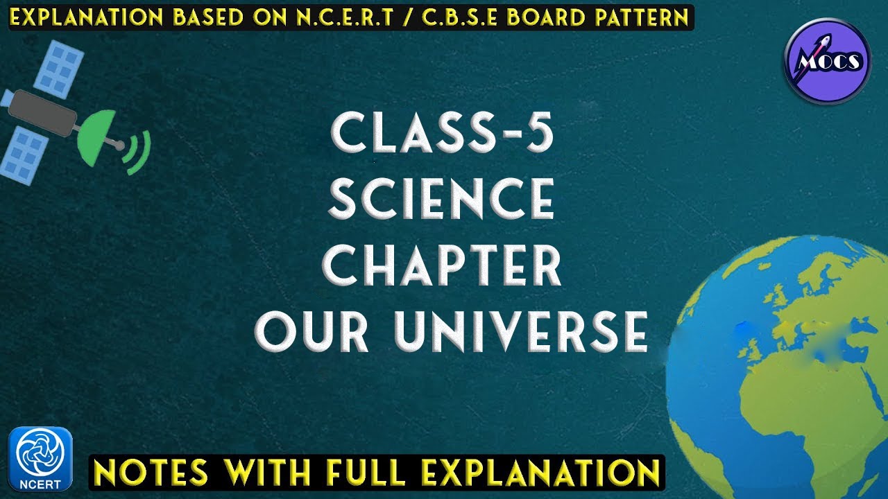 Class - 5 | Science | Our Universe | Notes - YouTube