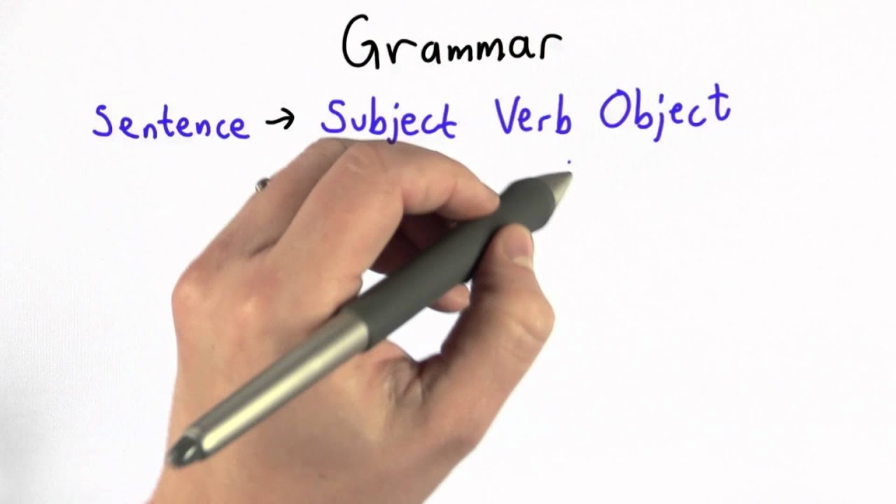 Grammar Cs101 Udacity Youtube 2774
