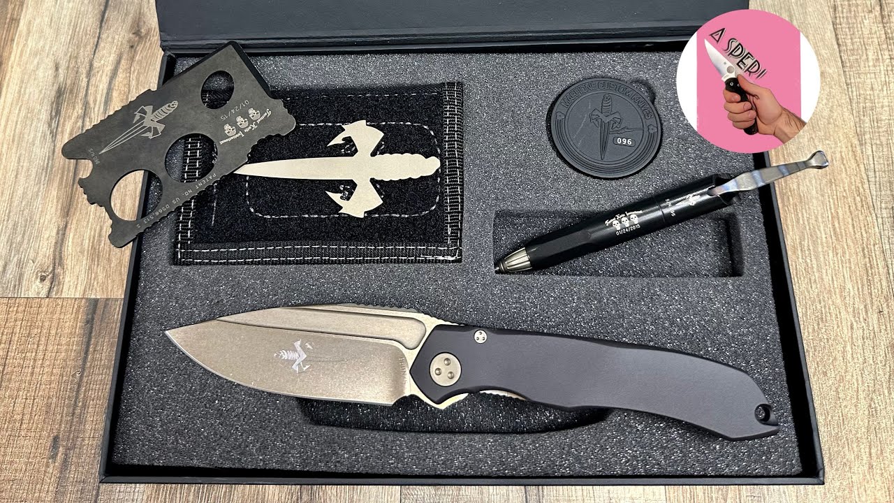 Marfione Custom Anax 96/100 Elmax Tactical Knife Invitational 2015 ...