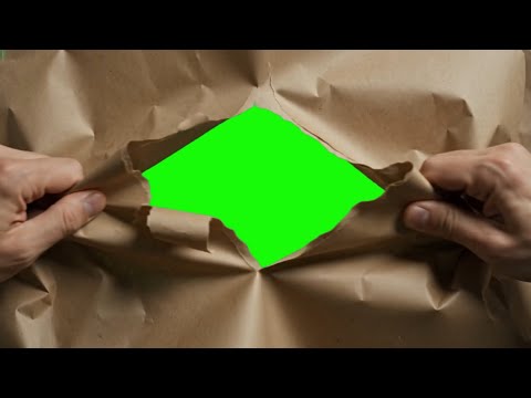 Top 5 Paper Tear Transition Green Screen Footage HD