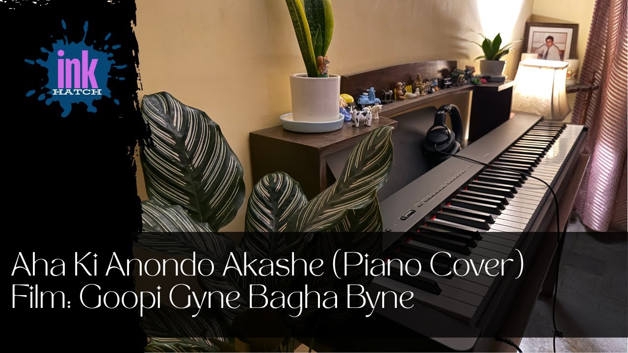 AHA KI ANONDO AKASHE BATASHE #pianocover #bengali #pianomusic # ...