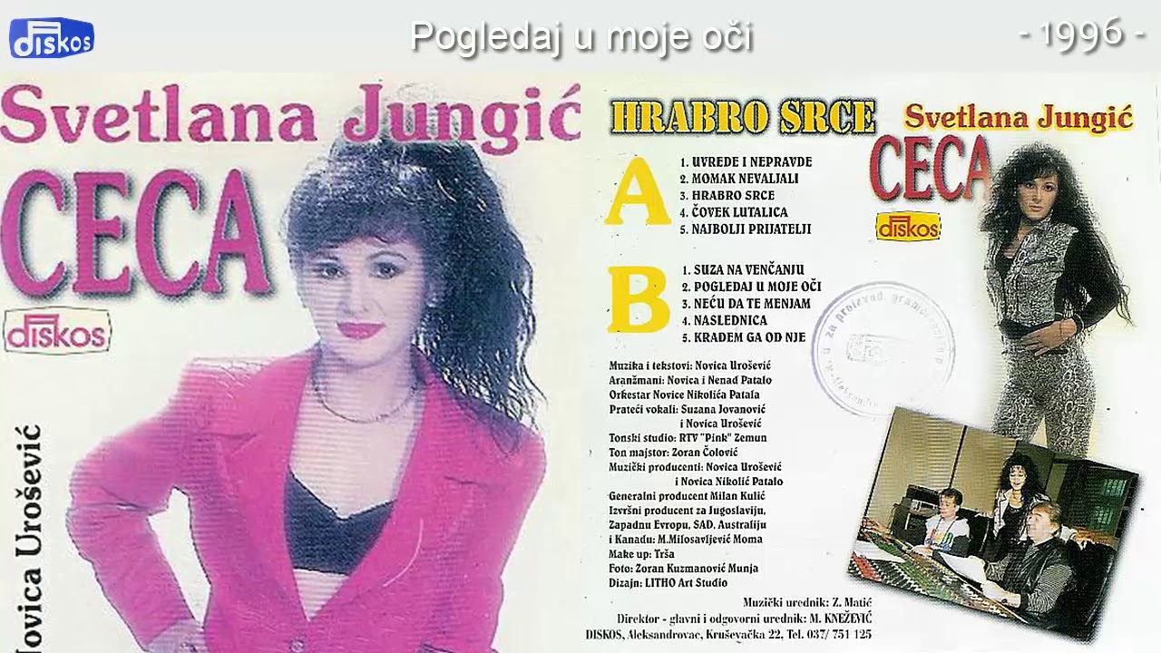 Svetlana Jungic Ceca - Pogledaj u moje oci - (Audio 1996) - YouTube