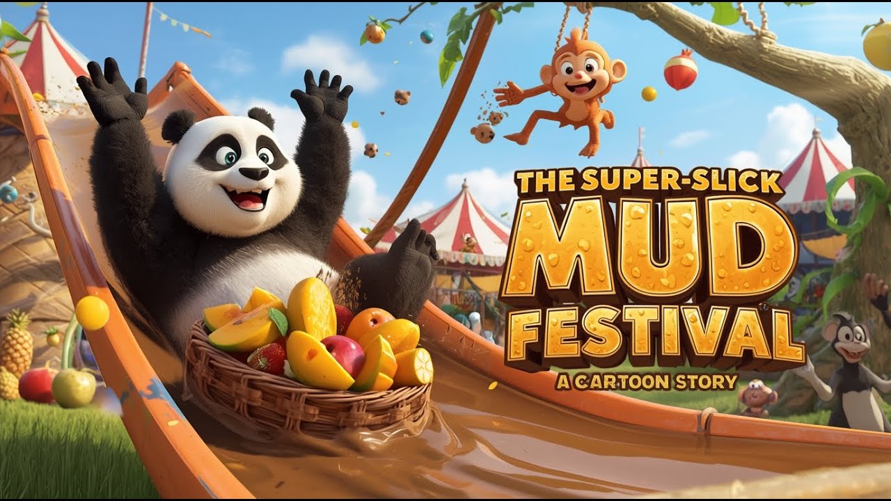 Po the Panda's Mud Craze |Ep4 | Cartoon Stories for Kids |Animated ...