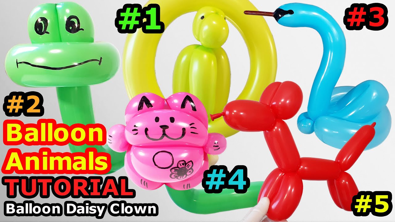 Balloon Animals Ideas TUTORIAL - YouTube
