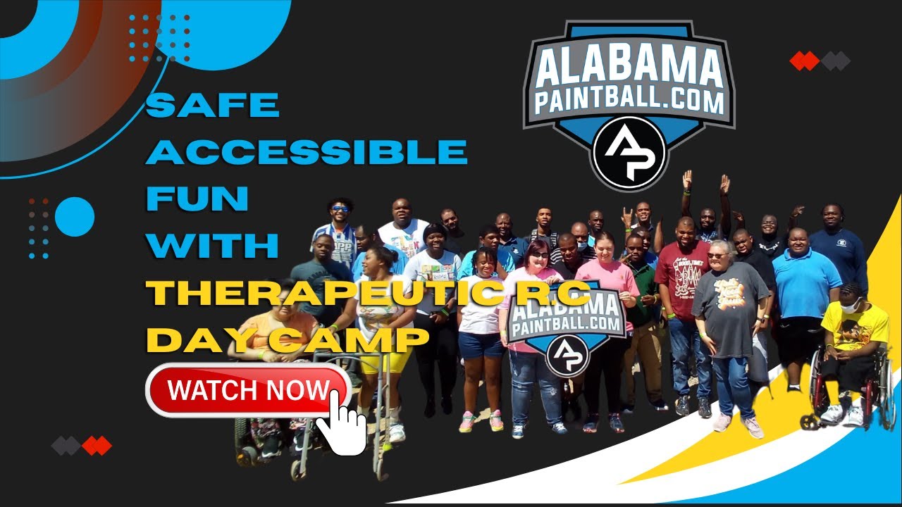Therapeutic RC Day Camp Outing at Central Alabama Paintball Park - YouTube